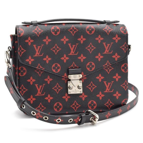 Louis Vuitton | Bags | Louis Vuitton Black 2way Mm Enflage Pochette ...